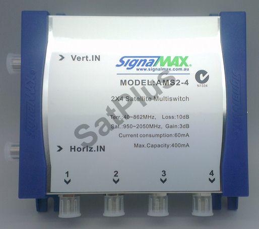 SignalMax 2 in 4 out Amplified Multiswitch